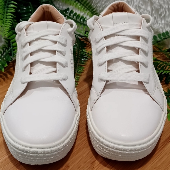 Steve Madden | Shoes | Steve Madden Toliver Sneakers Leather Coated Sz ...